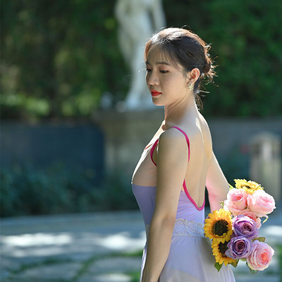 WearMoi定制款芭蕾体服吊带艺考成人女夏款瑜伽WATERFALL_CBM