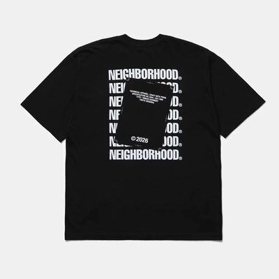 26新款Neighborhood日系男女tee短袖T恤透气圆领上衣NBHD潮牌