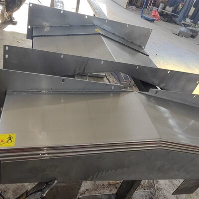 东台1050钢板防护罩沈阳vmc1600B数控机床挡屑板不锈钢金属护板