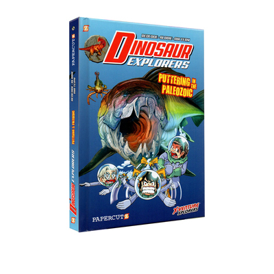 英文原版 Dinosaur Explorers Vol. 2 儿童全彩精装漫画读物 中小学英文课外阅读 恐龙知识科普认知 章节冒险小说