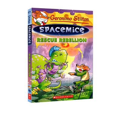 英文原版 Geronimo Stilton Spacemice #5 Rescue Rebellion 老鼠记者太空鼠 第5册 解救叛乱 儿童桥梁书课外读物小说读物
