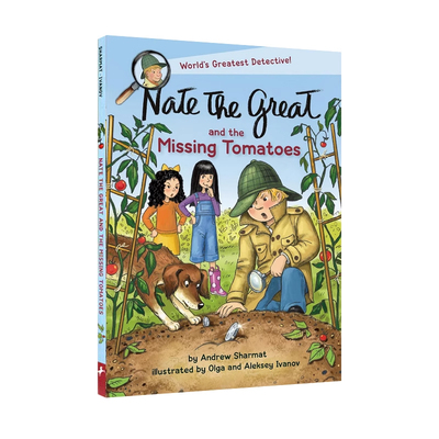 英文原版 了不起的小侦探内特#31 Nate the Great and the Missing Tomatoes 儿童章节桥梁书 初级插图小说 大侦探内特