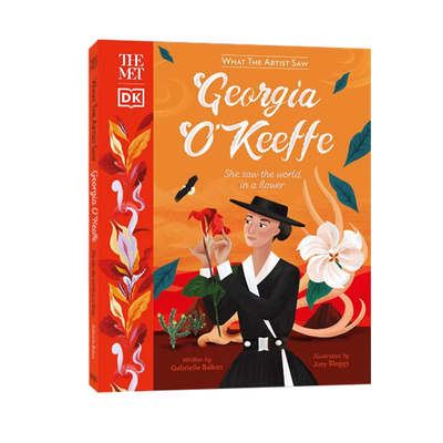 英文原版 The Met Georgia O'Keeffe 乔治亚-奥基夫 What the Artist Saw 艺术家所见系列 少儿历史人物科普百科全书