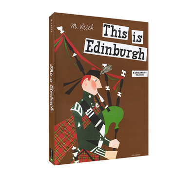 米先生的世界旅游绘本 这里是爱丁堡 英文原版This is Edinburgh 精装大开本 青少年人文艺术绘本图画书 捷克插画家Miroslav SaseK