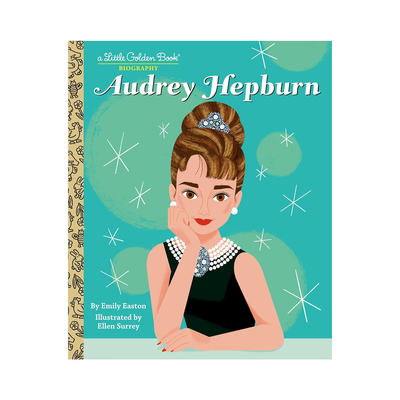 预售 Audrey Hepburn 奥黛丽赫本 Little Golden Book Biography 罗马假日 精装影视人物传记小金书 英文原版 儿童阅读