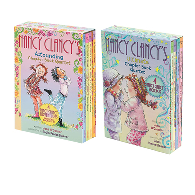 英文原版 漂亮的南希 入门级章节书 8册合售 Nancy Clancy's  Chapte Book 漂亮的南希