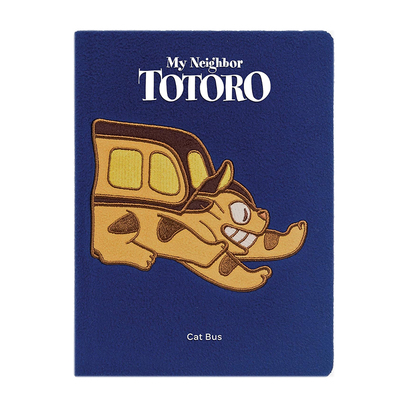 龙猫蓝绒面笔记本吉卜力