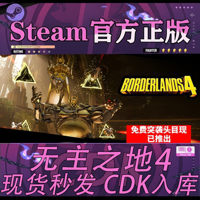 Steam正版CDK国区无主之地4