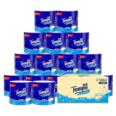 得宝24卷4层天然无香卷纸