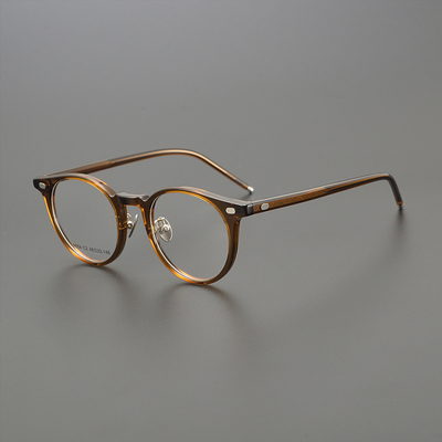 陈冠希同款日本板材梨形框眼镜架