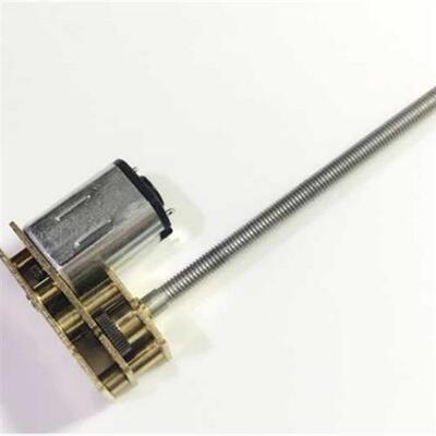 M4*55MM 1024-N20齿轮减速电机倒装型 螺纹轴 3V 6V 12V微型马达