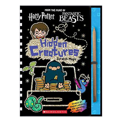 英文原版 Wizarding World Hidden Creatures 魔法世界 隐藏的生物哈利波特涂鸦书 英文版 进口英语原版书籍