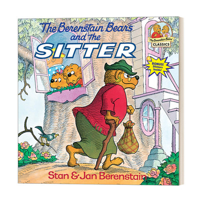 英文原版绘本 The Berenstain Bears and the Sitter 贝贝熊和保姆 儿童英语启蒙认知亲子绘本 英文版 进口英语原版书籍