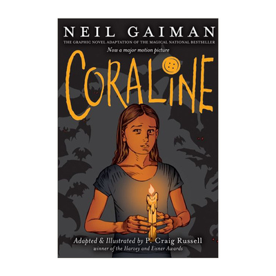 英文原版 Coraline Graphic Novel鬼妈妈卡洛琳漫画小说 尼尔盖曼 英文版 进口英语原版书籍