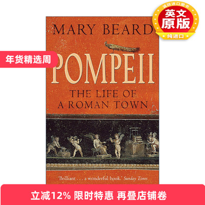 英文原版 Pompeii 庞贝 一座罗马城市的生与死 沃尔夫森历史奖 玛丽·比尔德 英文版 进口英语原版书籍
