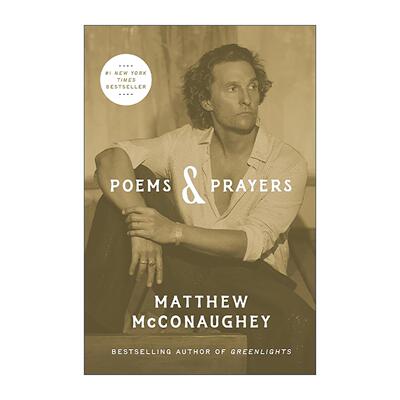 英文原版 Poems & Prayers 诗与祈祷 马修麦康纳自传 Matthew McConaughey 精装 英文版 进口英语原版书籍