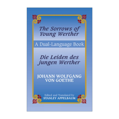 英文原版 The Sorrows of Young Werther Die Leiden des jungen Werther 少年维特之烦恼 歌德 英德双语版 英文版 进口英语原版书