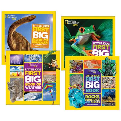 英文原版 National Geographic Little Kids First Big Book 国家地理幼儿版自然系列4册 精装大开本绘本英文版 进口英语原版书籍