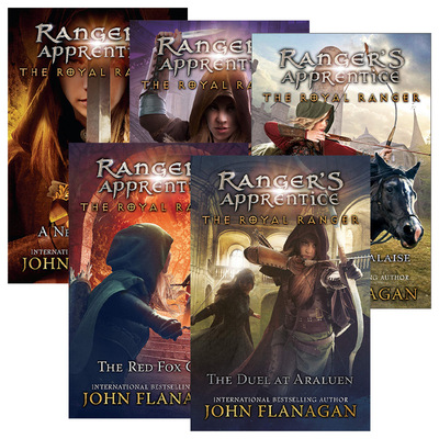 英文原版 The Royal Ranger Ranger's Apprentice 皇家骑士 游侠学徒 5册套装 儿童奇幻小说 英文版 进口英语书籍