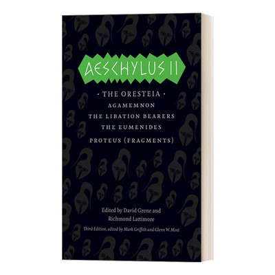 英文原版 Aeschylus II The Complete Greek Tragedies 希腊三大悲剧大师之埃斯库罗斯2 奥瑞斯忒亚 英文版 进口英语原版书籍