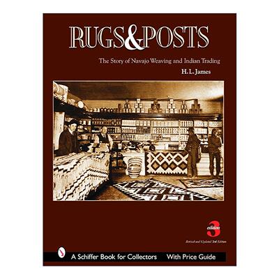 英文原版 Rugs and Posts 地毯和柱子 纳瓦霍编织的故事和印第安商人的角色 含设计图案 H.L. James 英文版 进口英语原版书籍