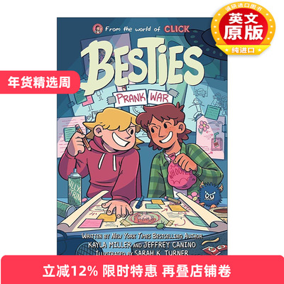 英文原版 Besties Prank War 好闺蜜3 图像小说 英文版 进口英语原版书籍