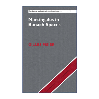 英文原版 Martingales in Banach Spaces 巴拿赫空间中的鞅 剑桥高等数学研究系列 精装 英文版 进口英语原版书籍