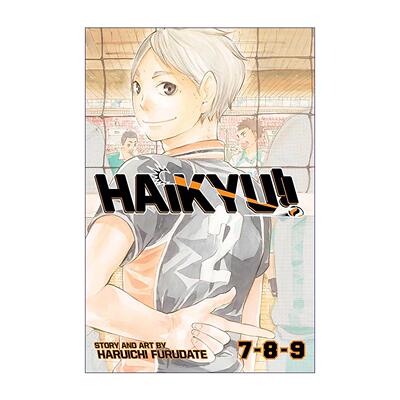 英文原版 Haikyu!! (3-in-1 Edition) Vol. 3 排球少年3合1卷三 英文版 进口英语原版书籍