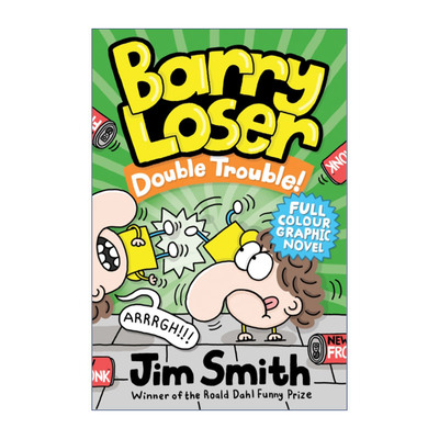 英文原版 Barry Loser Double Trouble 倒霉蛋巴里系列第二季 双重麻烦 彩色幽默漫画小说 英文版 进口英语原版书籍
