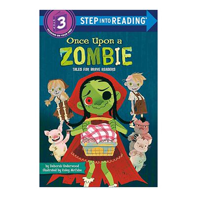 英文原版 Step into Reading 3 Once Upon a Zombie Tales for Brave Readers 曾经有只小僵尸 给勇敢读者的故事 进口英语原版书籍