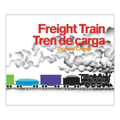 英文原版 Freight Train/Tren de carga 火车快跑 纸板书 西班牙语版 凯迪克银奖 英文版 进口英语原版书籍