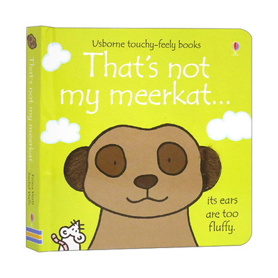英文原版 That's not my meerkat 那不是我的猫鼬 触摸书儿童绘本纸板书 英文版 进口英语原版书籍