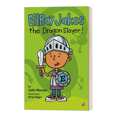 英文原版Ellray Jakes 04 Ellray Jakes the Dragon Slayer 埃雷·杰克系列4 埃雷·杰克是屠龙者Sally Warner 6-8岁儿童社交友谊