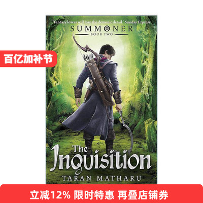 英文原版 Summoner The Inquisition 召唤师2 青少年奇幻动作冒险小说 英文版 进口英语原版书籍