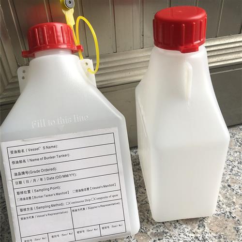 750ml油样瓶船舶油品取样瓶 500ml油样壶,1000ml塑料瓶铅封不干胶