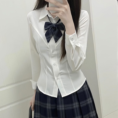 孤海39cm原创正版春秋校供感jk制服格裙半身裙女学院风百褶裙短裙