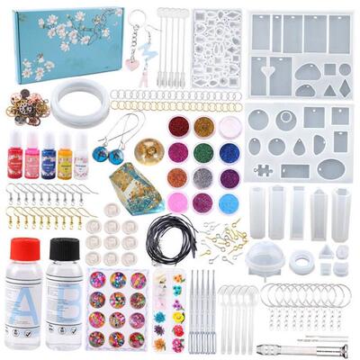 Transparent Epoxy Resin Casting Molds Kit Silicone Mold With