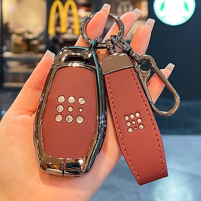 适用Seres3蓝电E5钥匙套25/26款赛力斯E5plus荣耀版DEI汽车包扣壳