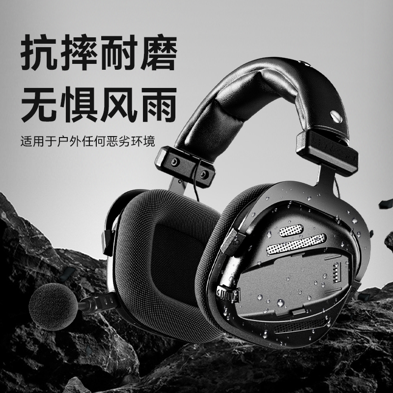 RESO Pilot摩托车头盔蓝牙耳机骑行专用头戴式降噪耳包耳麦磁吸