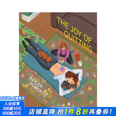 【现货】【附Keiler Roberts签名藏票】英文原版 躺平的乐趣The Joy of Quitting 英文漫画 正版进口图书画册