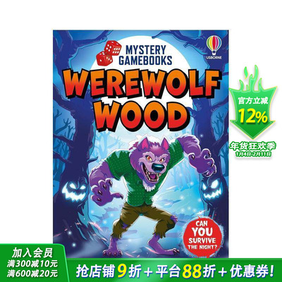 【预售】狼人森林 Werewolf Wood 英文儿童小说故事 英语拓展阅读进口书