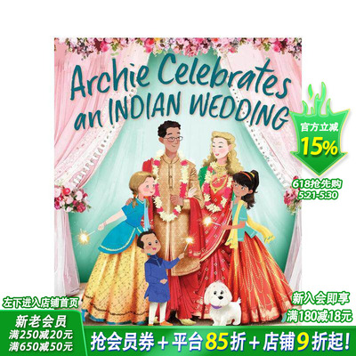 【预售】阿奇庆祝印第安人 Archie Celebrates Indian 英文儿童插画故事绘本 进口童书