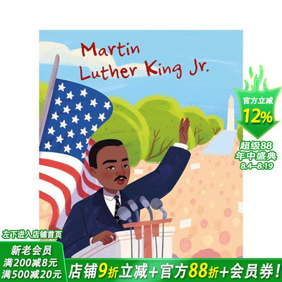 【预售】马丁·路德·金：天才系列 Martin Luther King Jr. :Genius 英文儿童插画故事绘本 进口童书