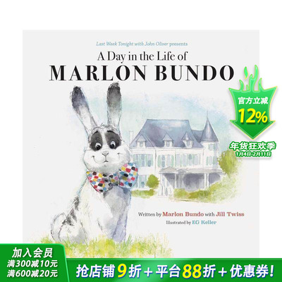 【预售】小兔子Marlon Bundo生活中的一天 A Day in the Life of Marlon Bundo 英文儿童插画故事绘本 进口童书
