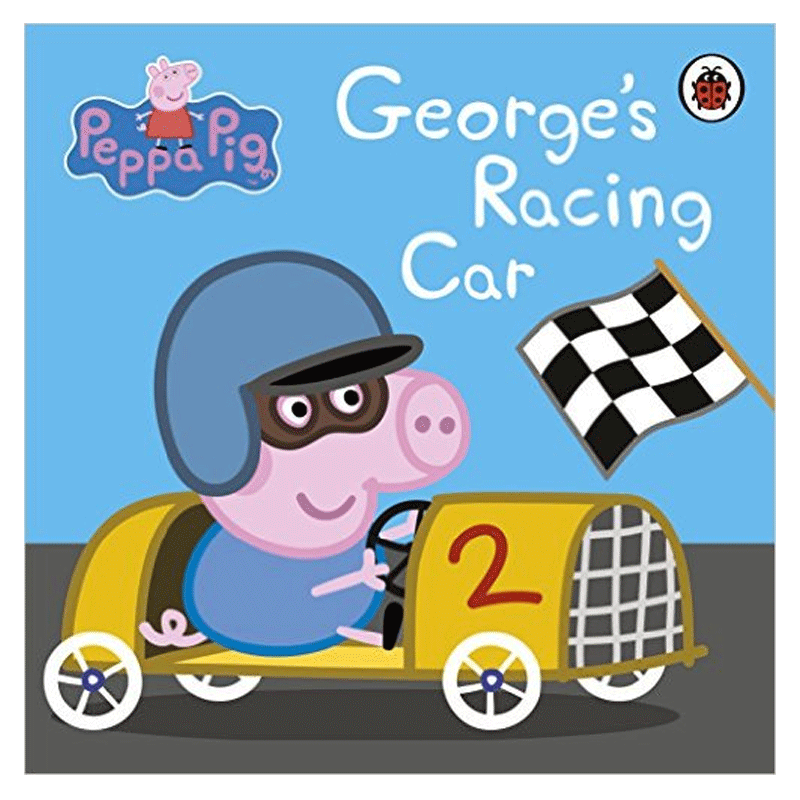 【预售包邮】peppa pig英文版绘本小猪佩奇George’s Racing Car粉红猪小妹乔治的赛车英文儿童绘本【善优童书】_虎窝淘