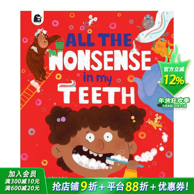 【预售】英文原版绘本 All the Nonsense in my Teeth，我牙齿里的所有废话  趣味奇幻故事 3-6岁 Mike Henson英文儿童进口书