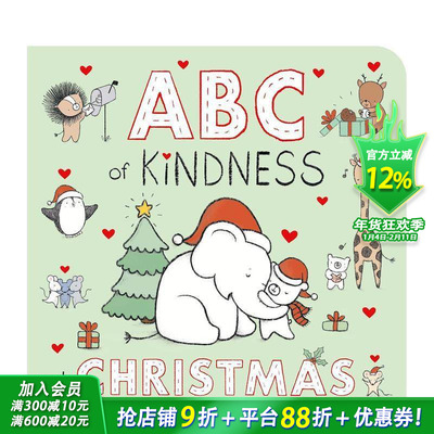【预售】圣诞善意ABC ABC of Kindness at Christmas 英文儿童趣味英语早教绘本 进口童书