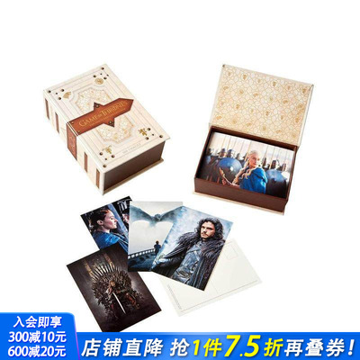 【预售】【明信片】权力的游戏:明信片收藏 Game of Thrones: The Postcard Collection 原版明信片 艺术创意进口文创周边