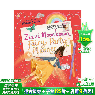 【预售】齐兹月光：童话派对策划师 Zizzi Moonbeam: Fairy Party Planner 英文儿童插画故事绘本 进口童书