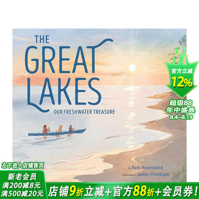 【预售】五大湖 The Great Lakes 英文儿童故事 英语拓展阅读进口进口童书